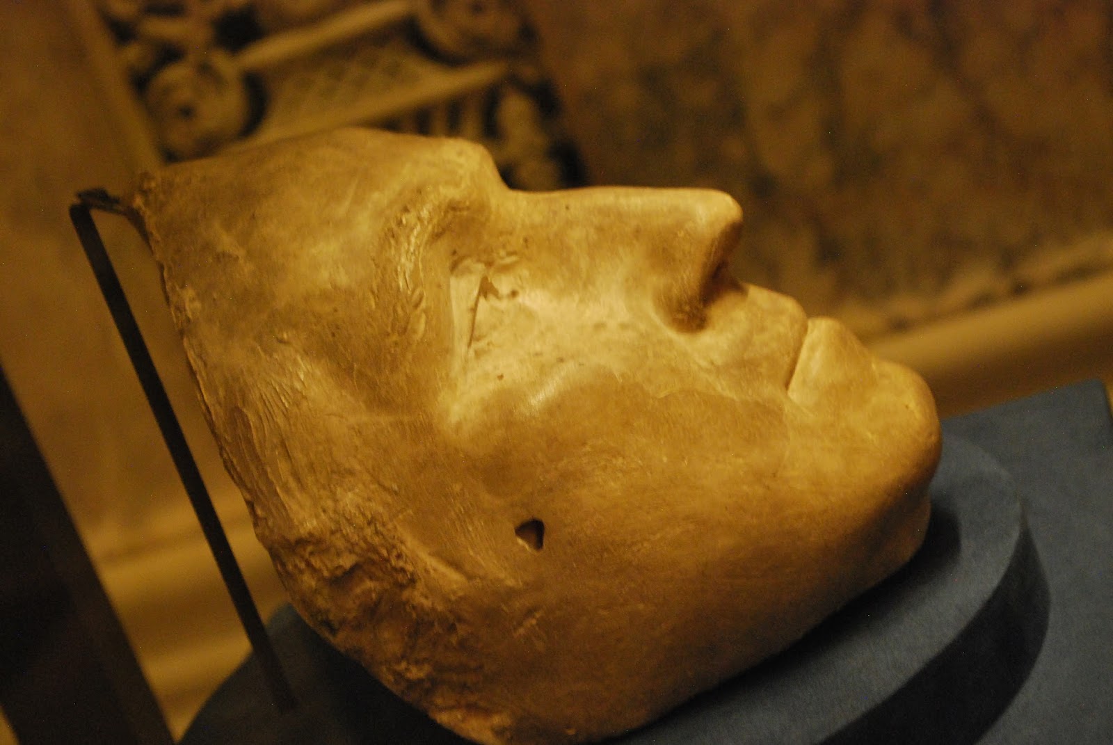 ARTS&FOOD®™: George Washington's Life Mask (cast) at the Morgan Library ...