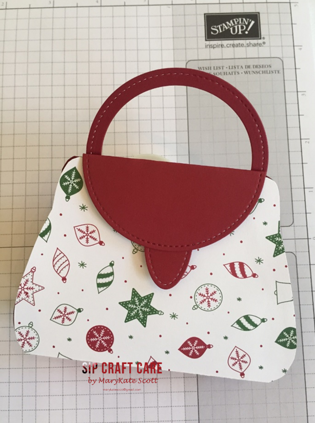 SipCraftCare: The Handbag Gift Card or Post it Note holder