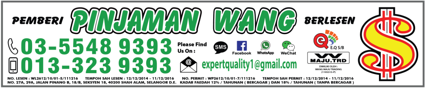 PEMBERI PINJAM WANG BERLESEN @ SEK 18 SHAH ALAM