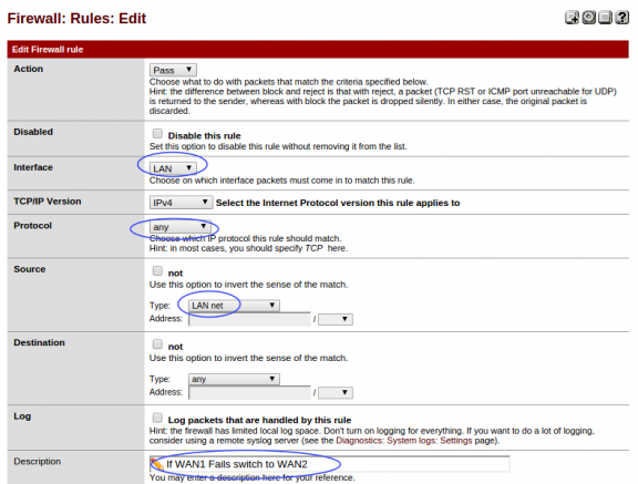 Configure Firewall Rules for Failover in PFSense - Itechproz