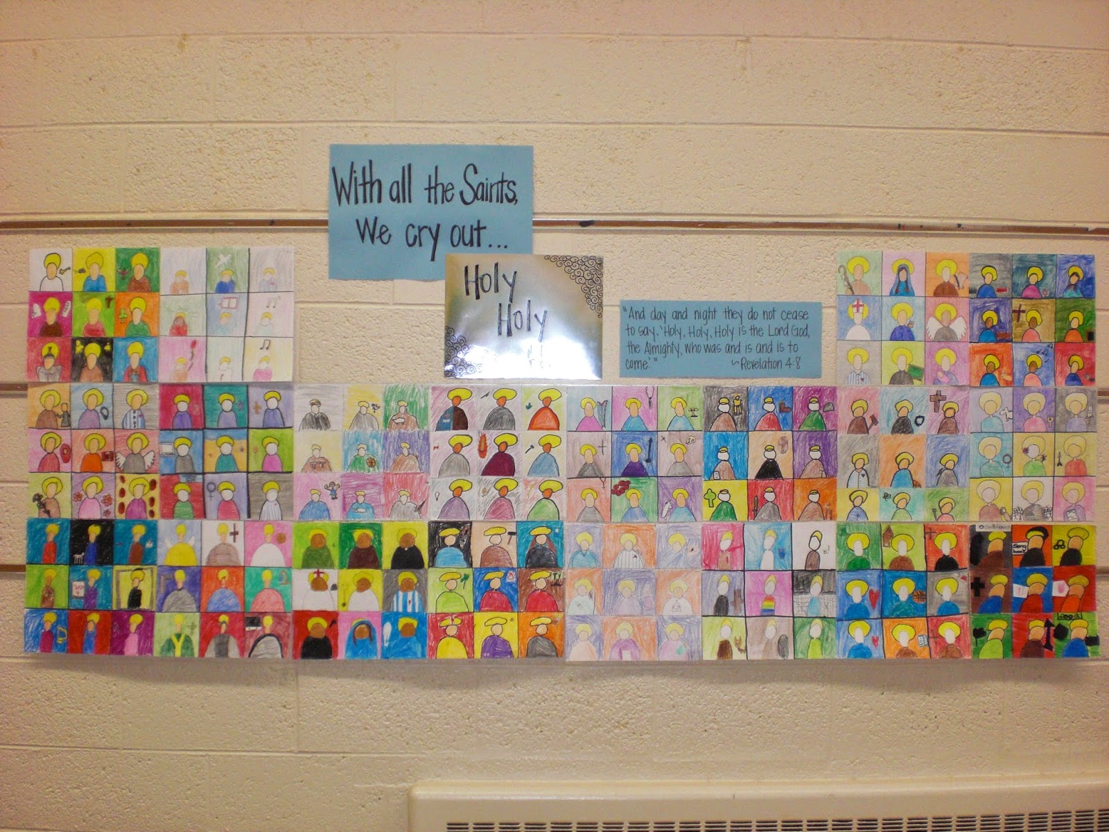Look to Him and be Radiant: All Saints Day Art Project