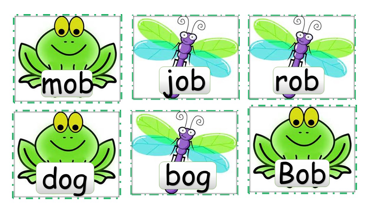 Vicky's Common Core Connections: CVC Rhyming Frog Match Card Game