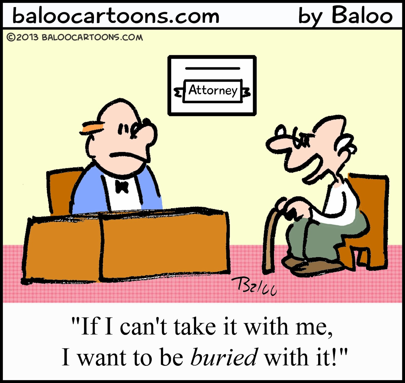 BALOO'S CARTOON BLOG: Will cartoon