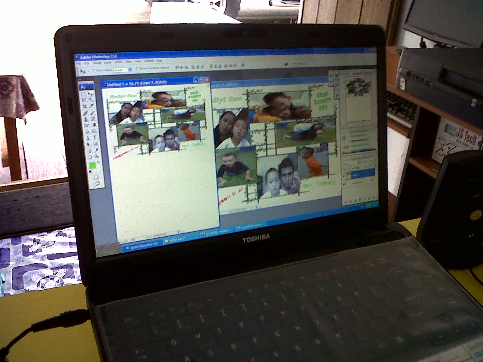Proses editing foto - Radhyt Com