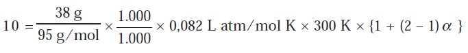 Rumus dan Contoh Soal Tekanan Osmotik Larutan Elektrolit - Rumus Kimia