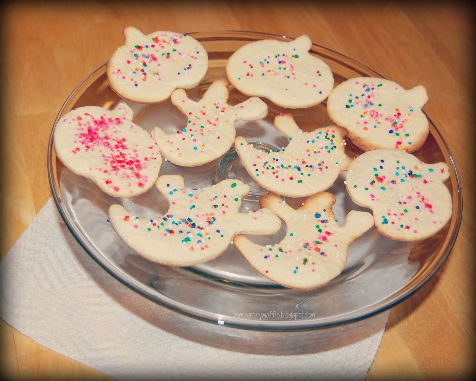 Temporary Waffle: Cream Cheese Halloween Sugar Cookies+Recipe