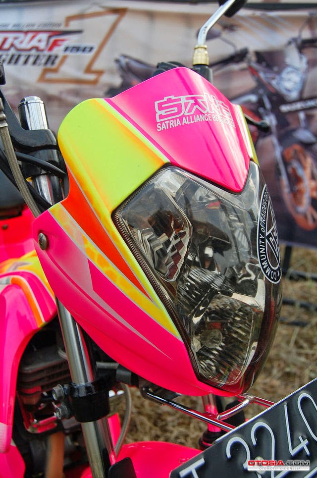 Inspirasi Desain Stripping Body Satria Fu : Satria fu 2014 biru ...