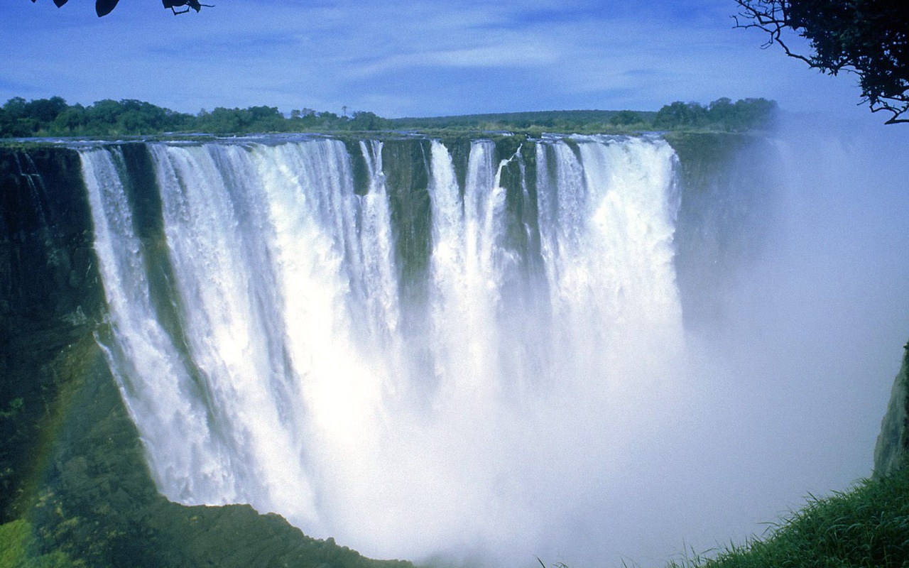 Cascada Victoria - Zimbabwe, Africa de sud ~ Peisaje de Iarna