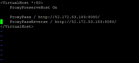 APACHE REVERSE PROXY WITH MOD_PROXY MODULE ON CENTOS 7