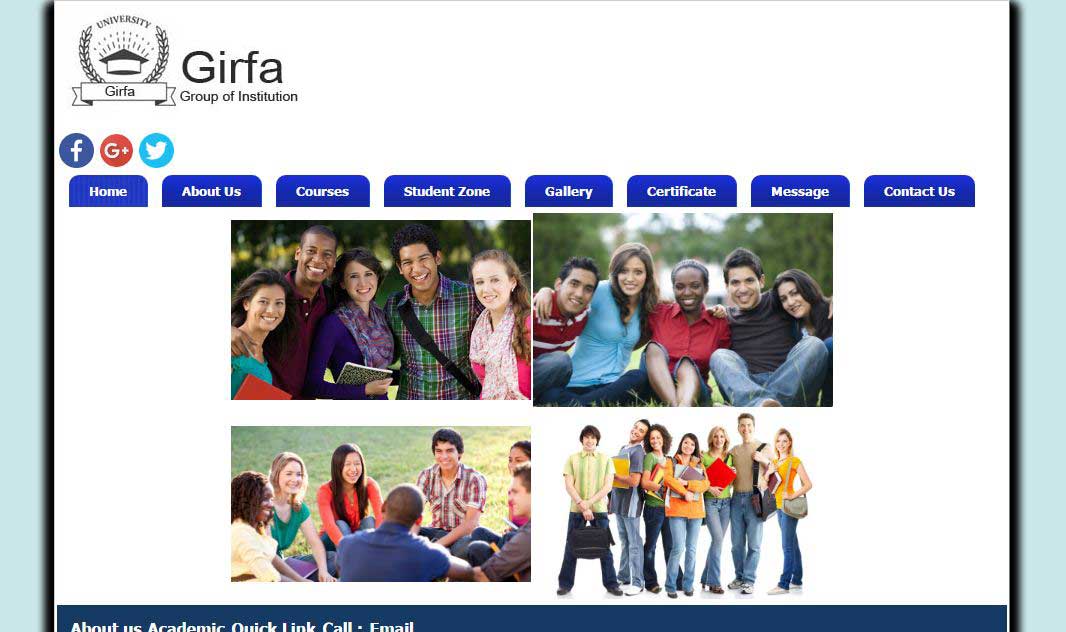 Girfa : Student Help: PHP Hardware Institute Website Free Download