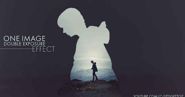 One Image Double Exposure Effect in Photoshop | dR Design Resources
