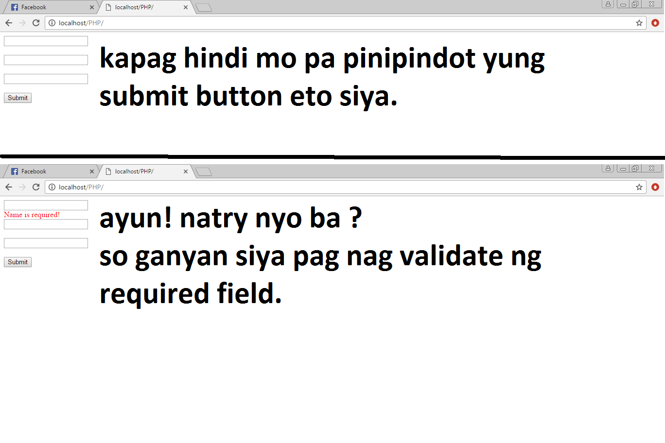 BSIT LESSON: Lesson 1 Validation (PHP Tutorial tagalog)