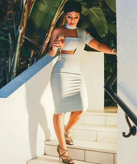 Sa Tv Presenter Boity Thulo Flaunts Her Curves In A Bodycon Dress Photos Drxclusives Blog™