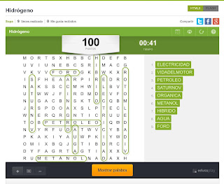 Laboratorio de Química: Sopa de letras