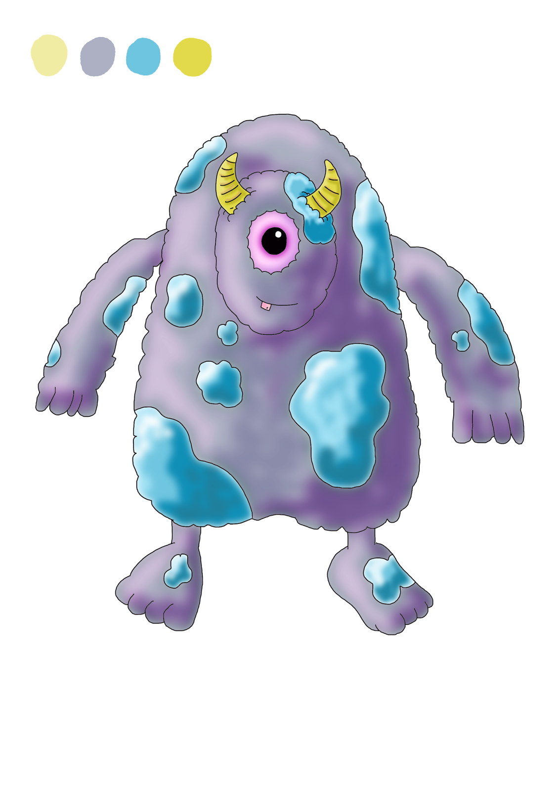 Brooke Hayes Animation: Monster Character Design 1 Final Image