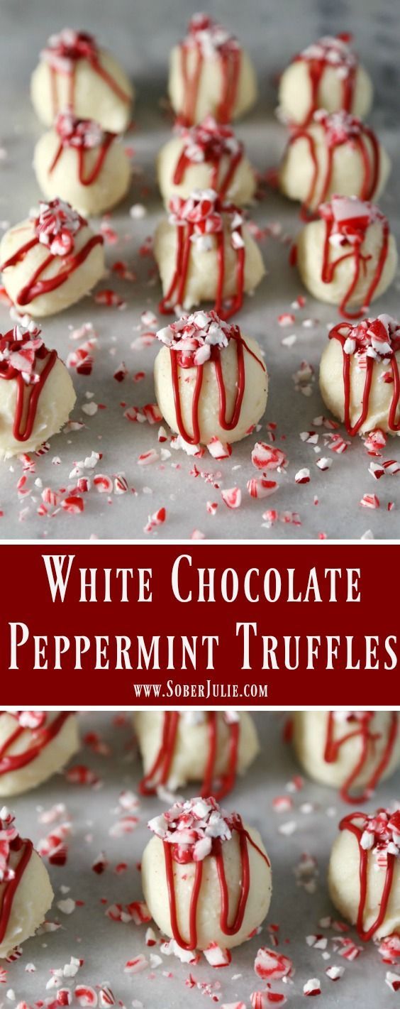 White Chocolate Peppermint Truffles - Healthy Therapy Massage