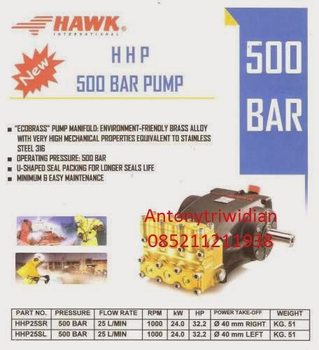 pompa hawk: pompa hawk 500 bar
