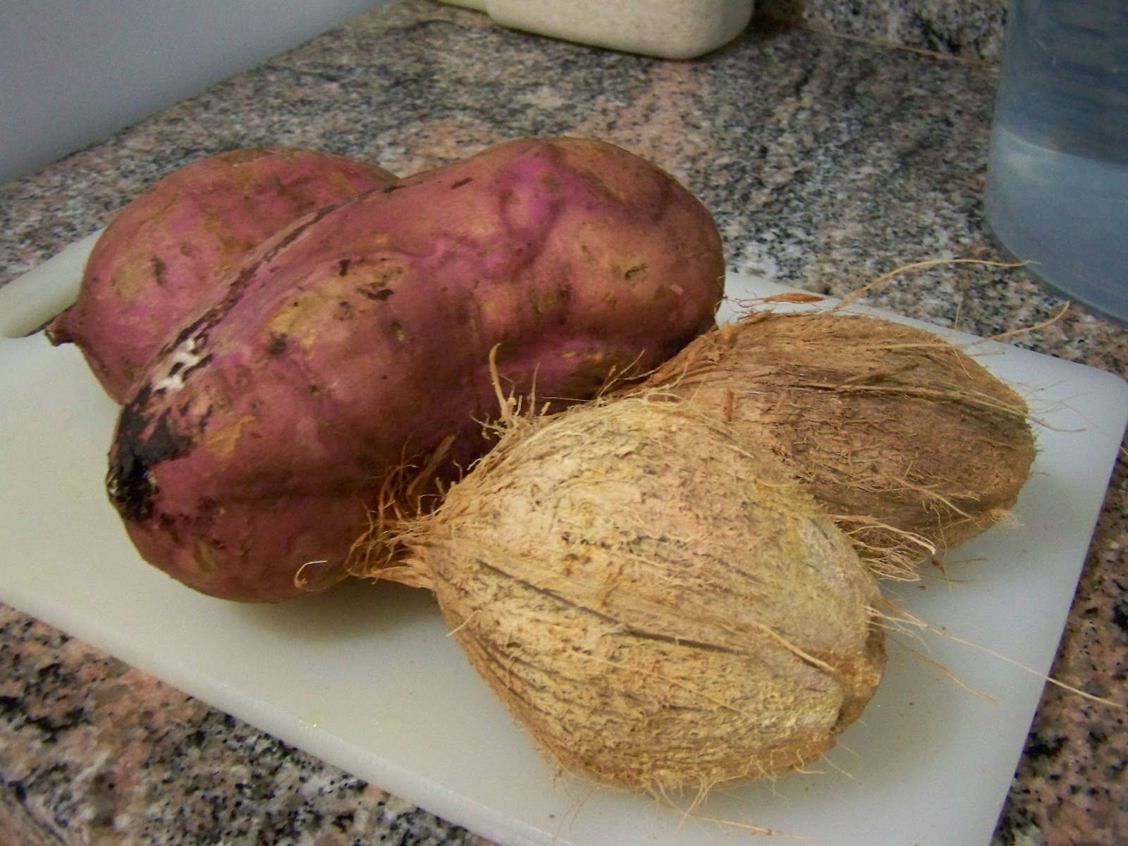 my rustic bajan garden: West Indian Sweet potato pone