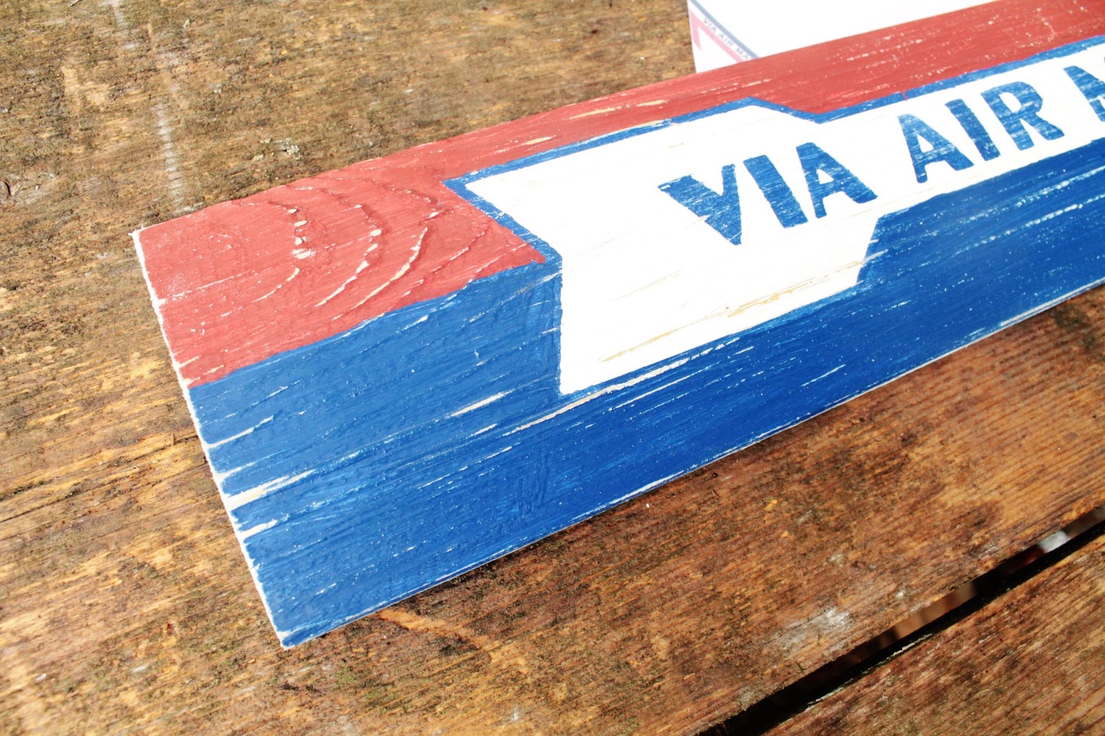 Air Mail Sign {How-To} - Knick of Time
