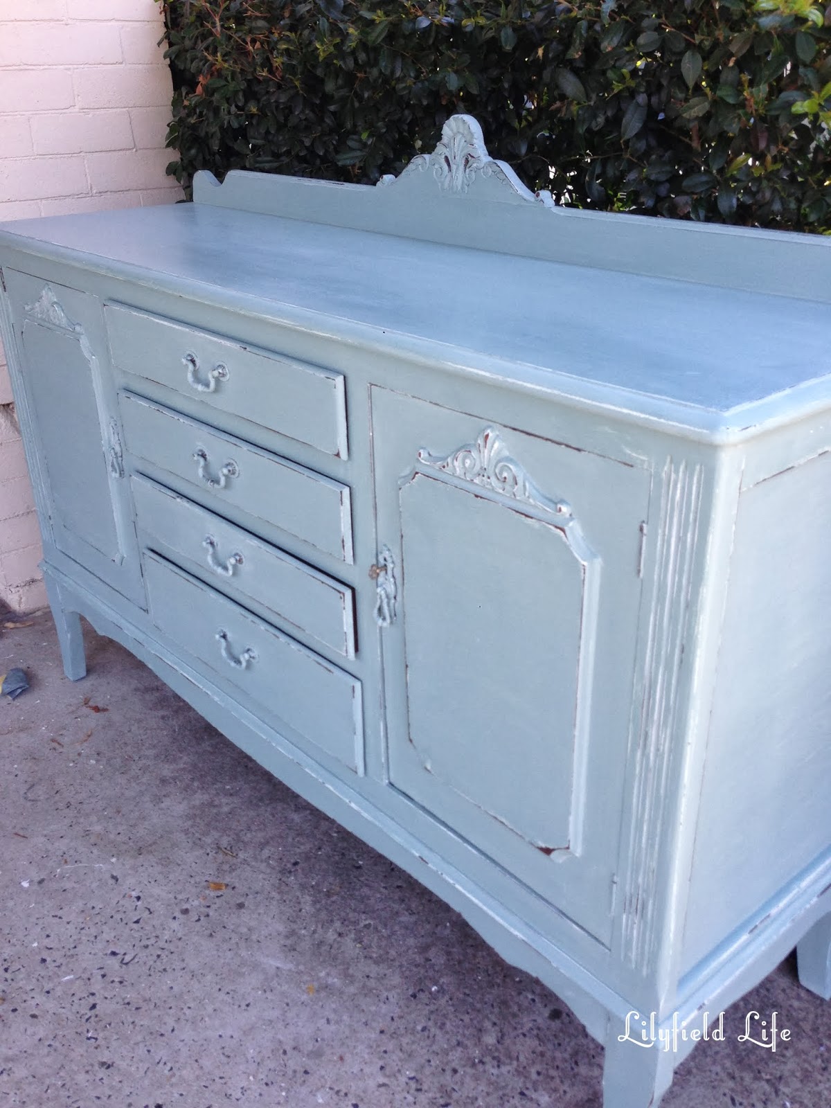 Lilyfield Life: Vintage Duck Egg Blue Sideboard