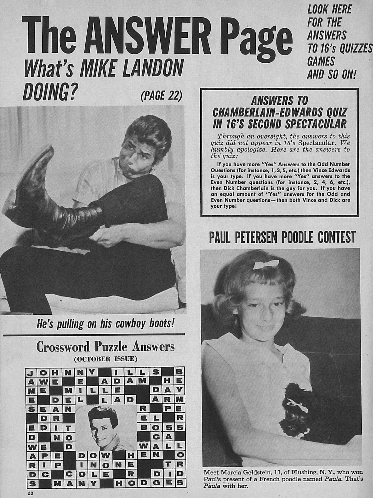 Poseidon's Underworld: Fun Finds: 16 Magazine, November 1963