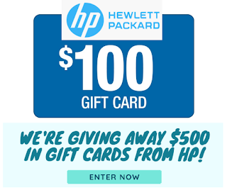 Win a $100 HP Hewlett Packard Gift Card - 5 Winners Each Win $100 ...