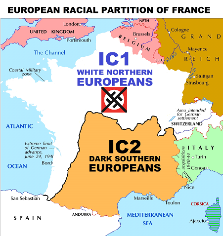UNITED RACES: EUROPEAN RACIAL PARTITION OF FRANCE