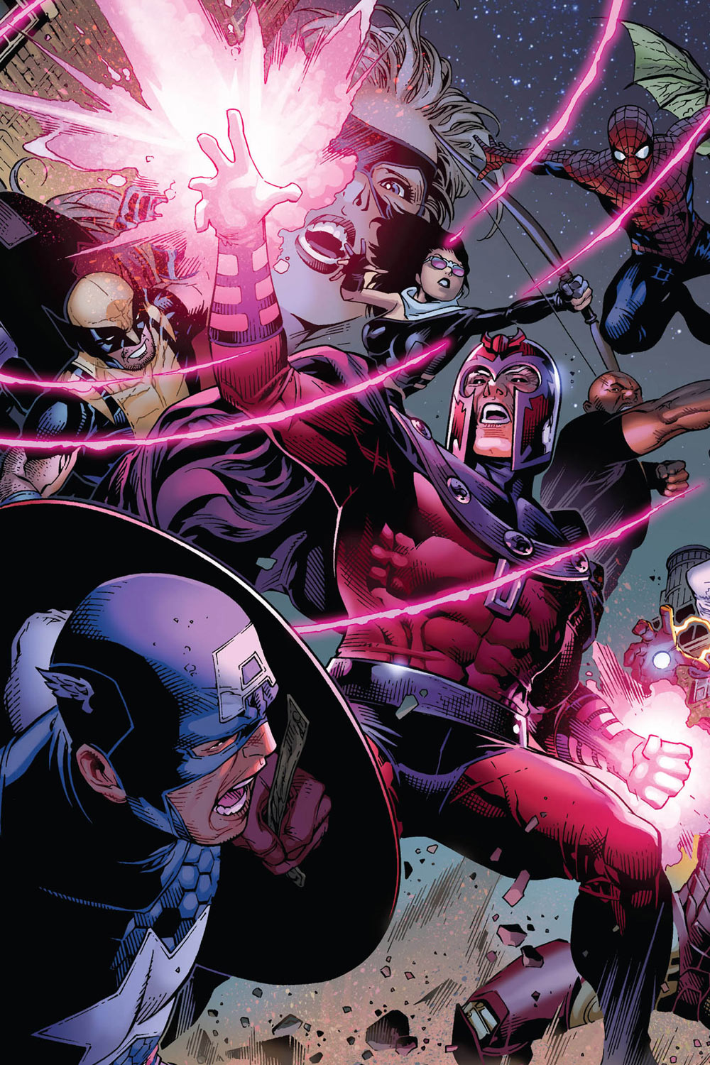 Ultron And Apocalypse Vs Magneto And Black Bolt Battles