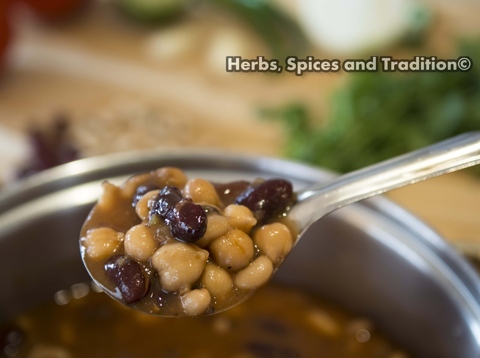 Herbs, Spices and Tradition: FOUR BEAN CURRY