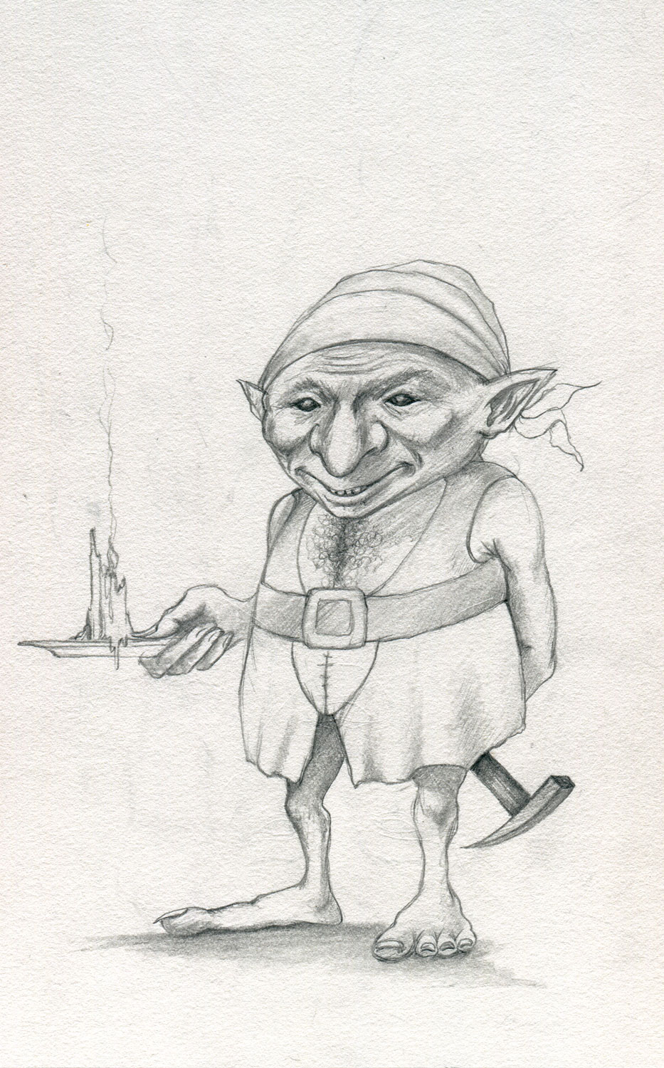 Marc Potts: A Knocker - a Cornish mine goblin....