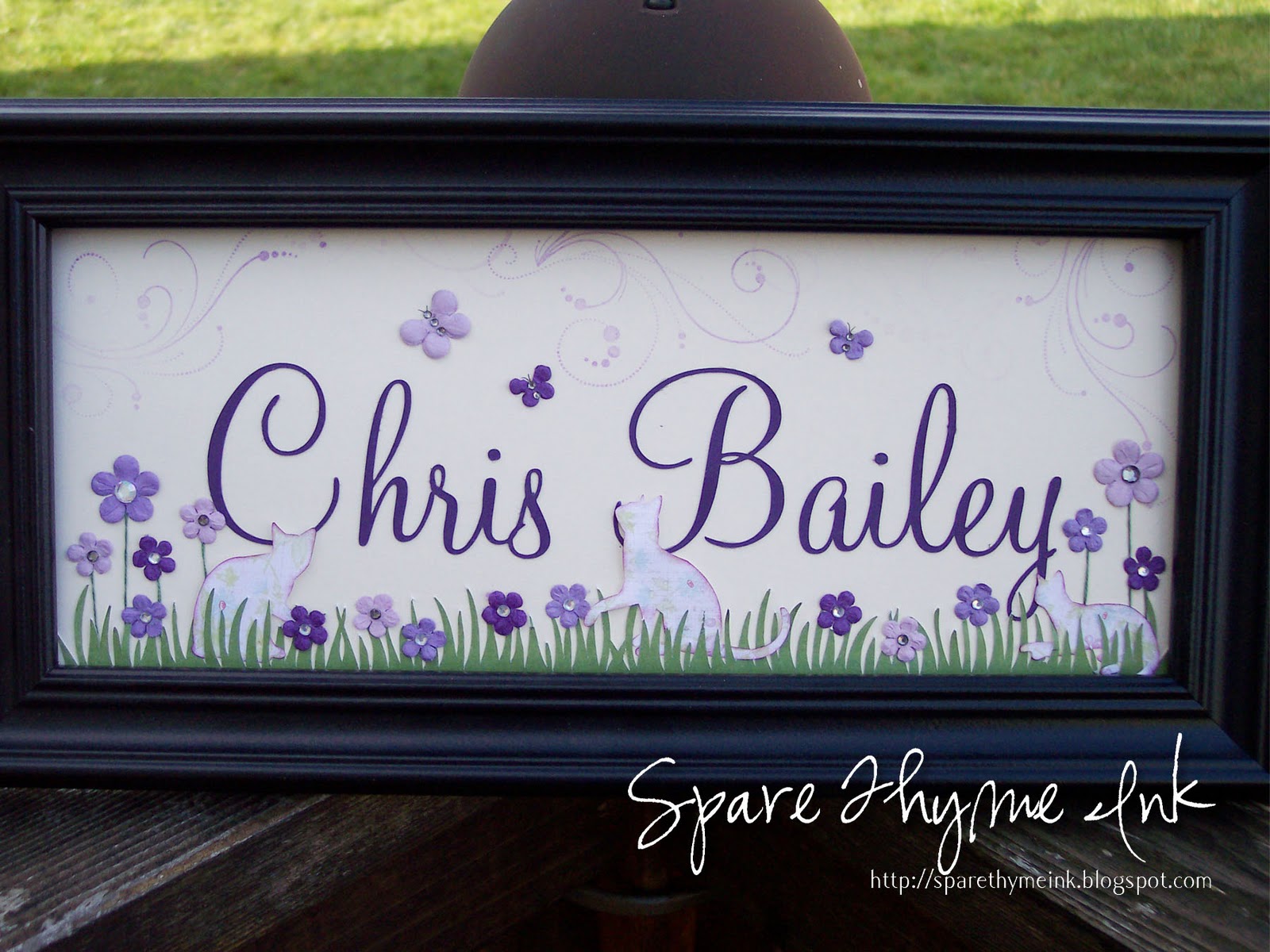 Spare Thyme Ink: Office Name Sign (cutesy)