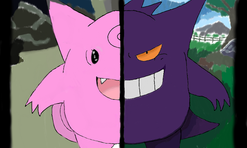 Clefable And Gengar