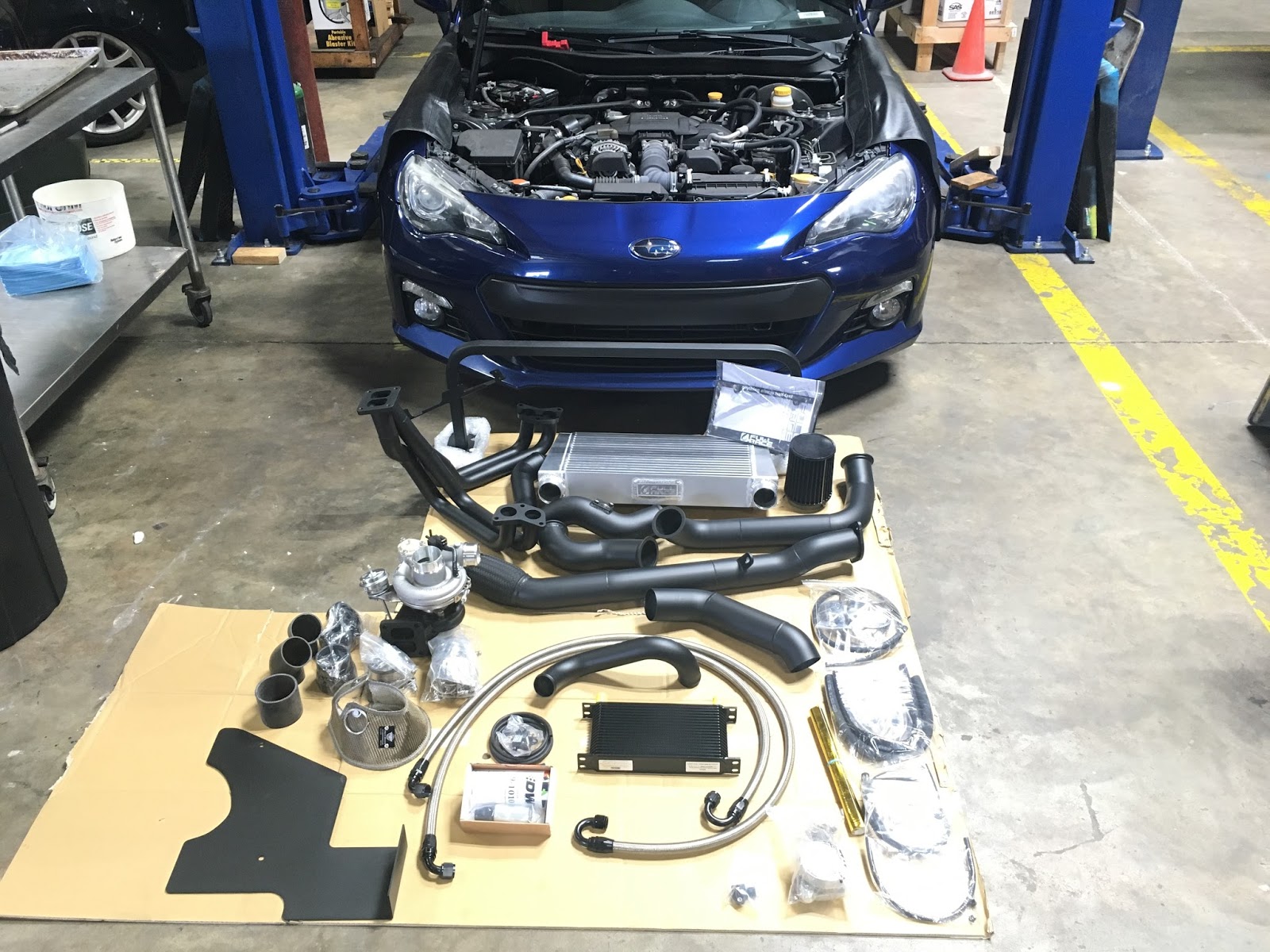 BRZ - Full Race EFR 7163 Turbo kit - Clean Install - Toyota GR86, 86 ...