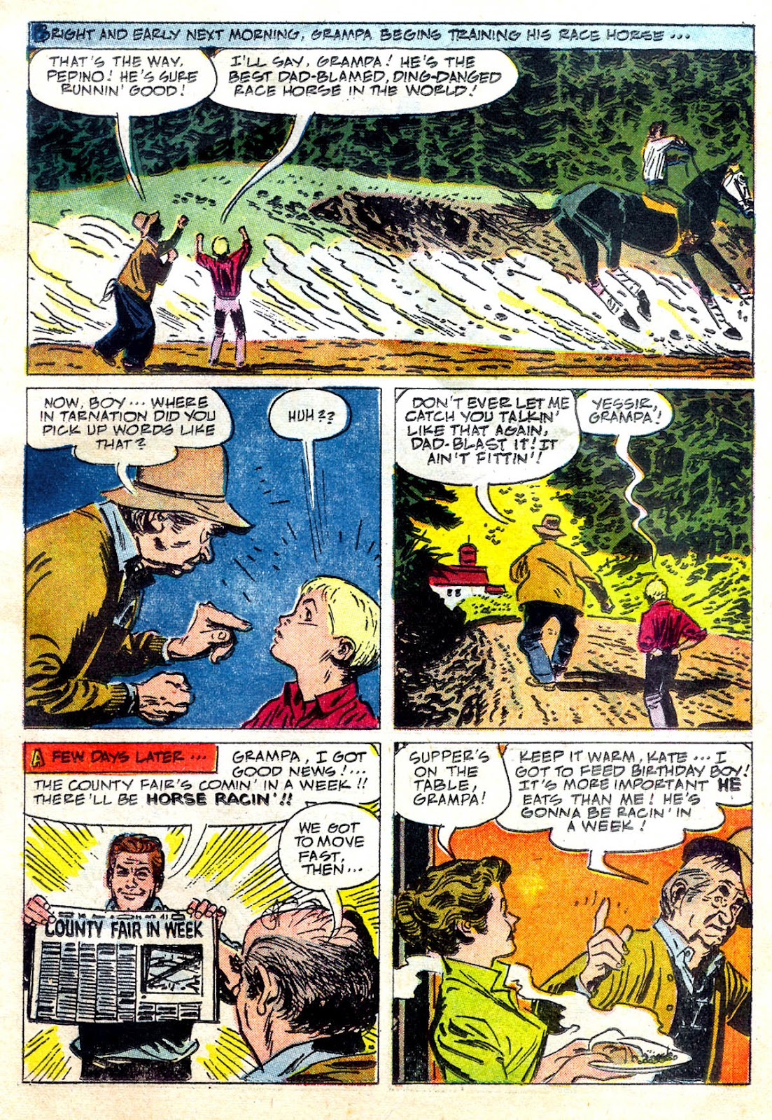 The ALEX TOTH archives: TOTH - FOUR COLOR COMICS 1134 Real McCoys ...