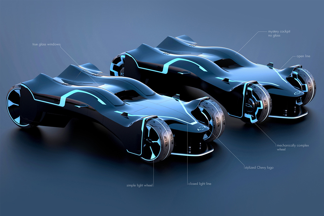 Elgrannino.net: IMPRESIONANTE! Les presento el TRON-VETTE, la unión ...