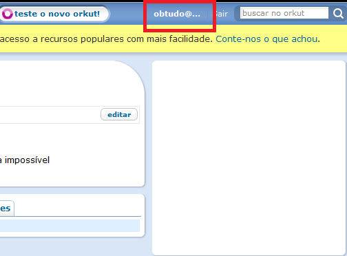 OBtudo Dicas e Informações.: Como mudar o seu Orkut de Hotmail para G-mail