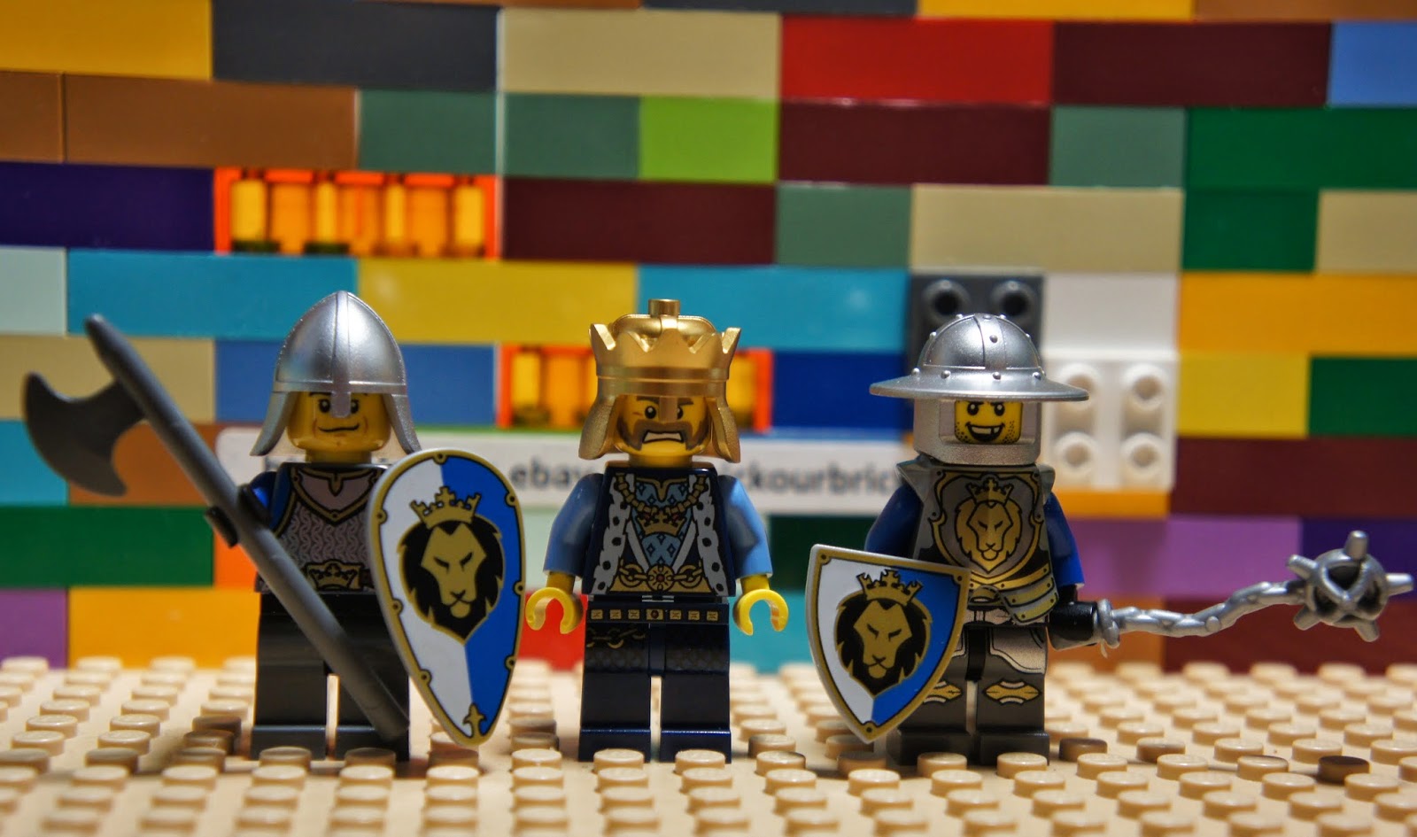 LEGO Kingdoms Castle Army KING'S KNIGHT ARMY Minifigures + Weapon Armor ...