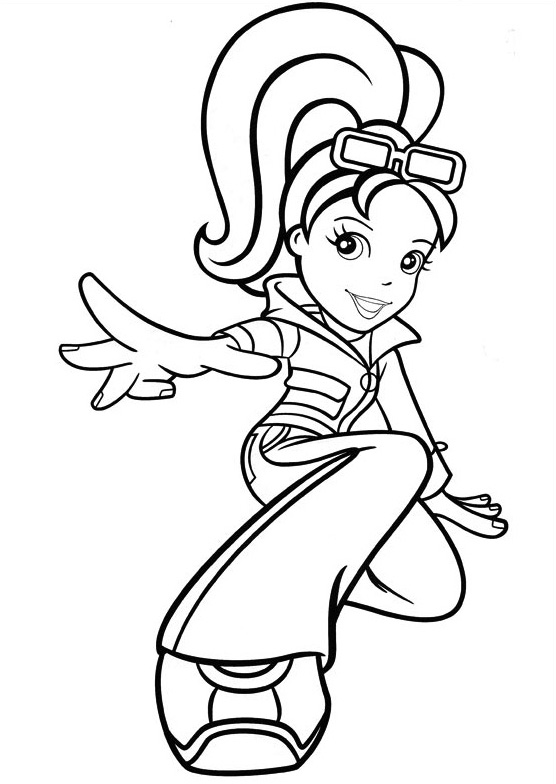 Monster High - Webs de Juegos: 10 Dibujos de Polly Pocket para poder pintar