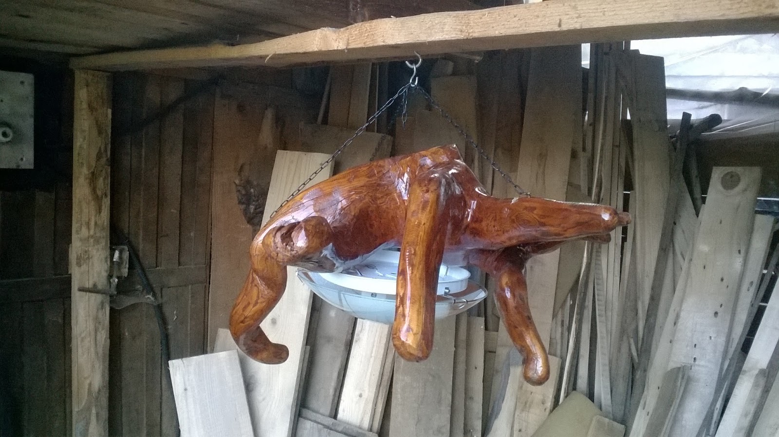 Candelabru rustic | Ciudatenii Rustice - Poze mobilier rustic de ...