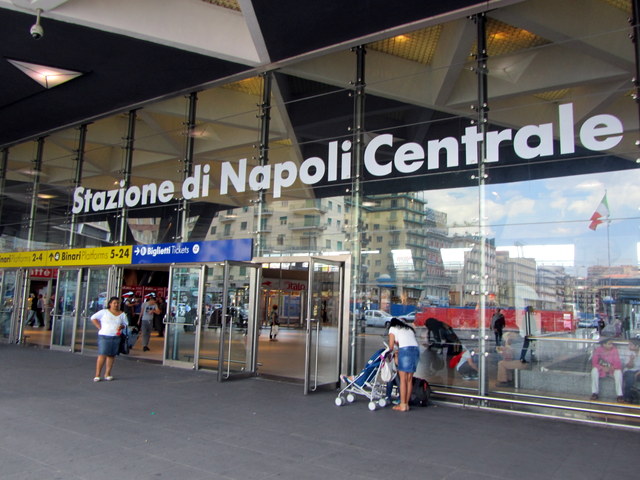 The day flew by so fast it was a blur...: First to Naples....