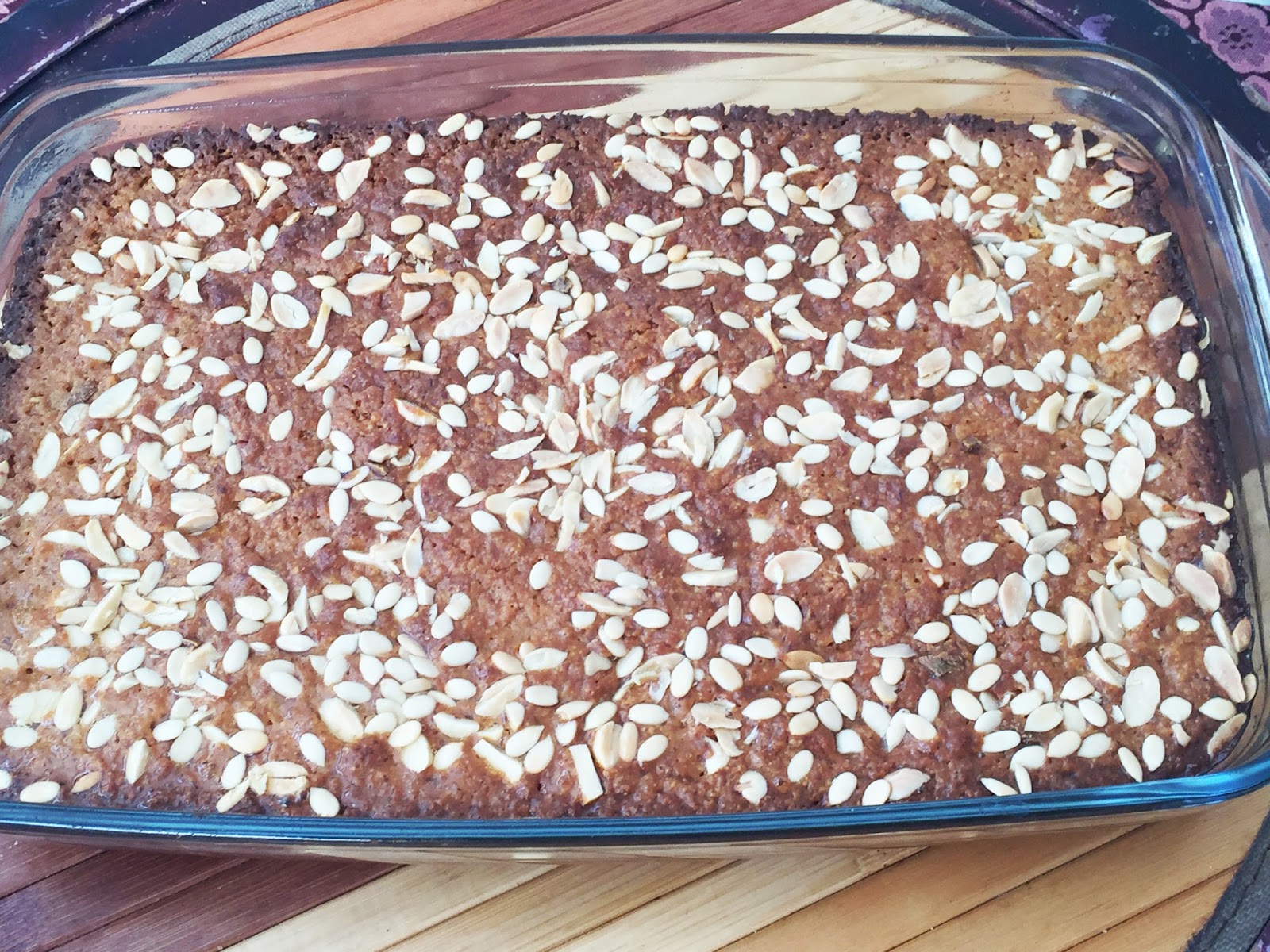 Dum Ka Rote Halwa (Baked Semolina Pudding)