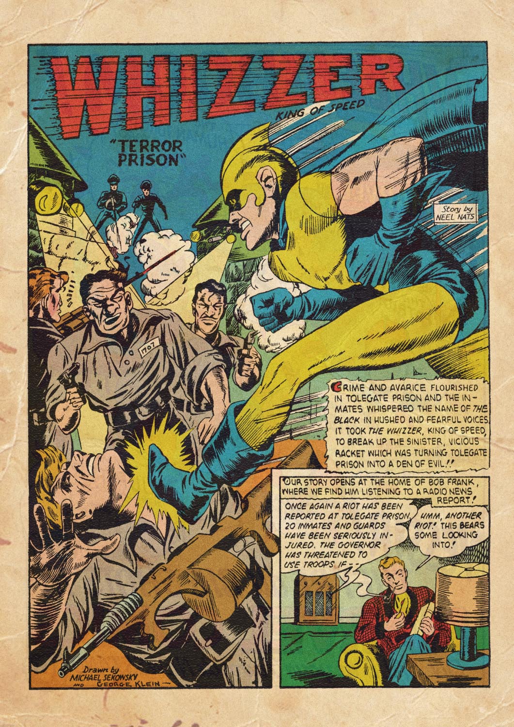Four-Color Shadows: The Whizzer-Stan Lee/Mike Sekowsky/George Klein-1941