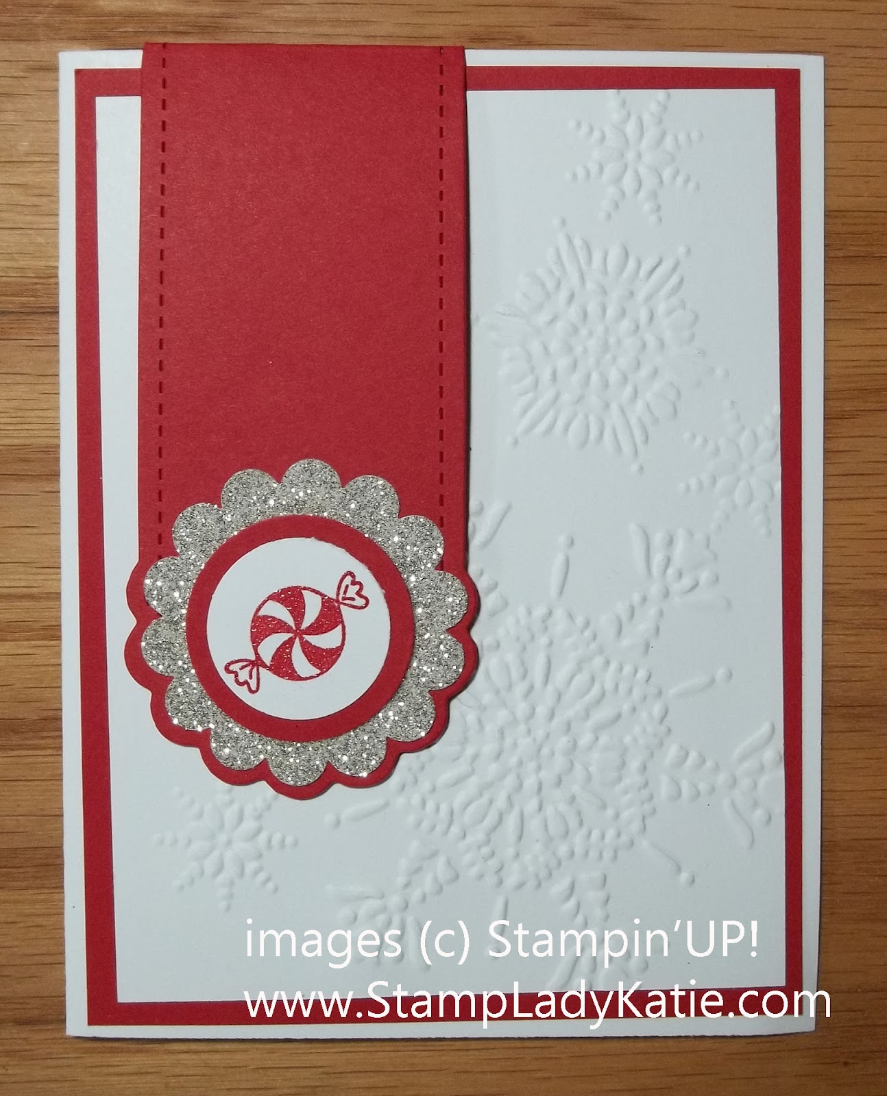 StampLadyKatie.com: Book Mark Card using the Two Tags Die