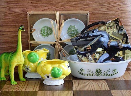 Epic Thrift Core Giveaway: Batman, Dinosaurs, Kitschy Retro Housewares ...