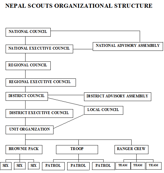 Nepal Scout: NEPAL SCOUT ORGANIZATION STRUCTURE