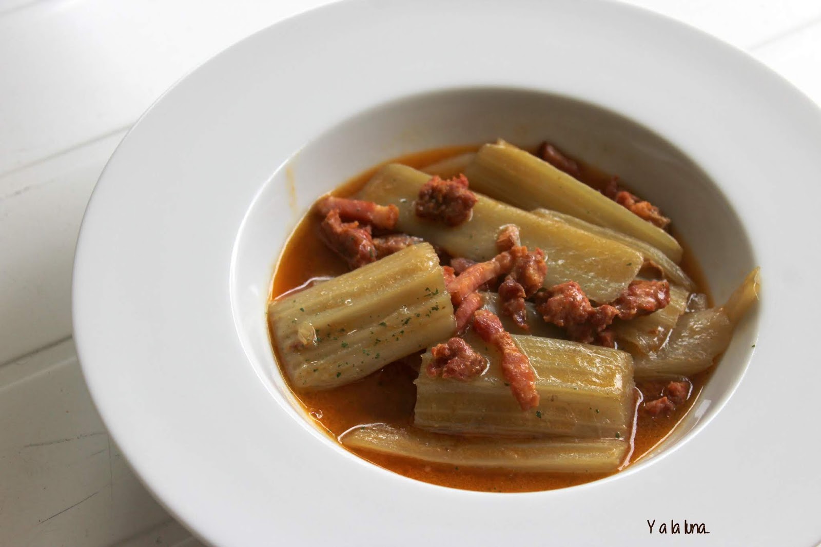 Y a la luna se le ve ve el ombligo...: Cardo con Picadillo de Soria y ...