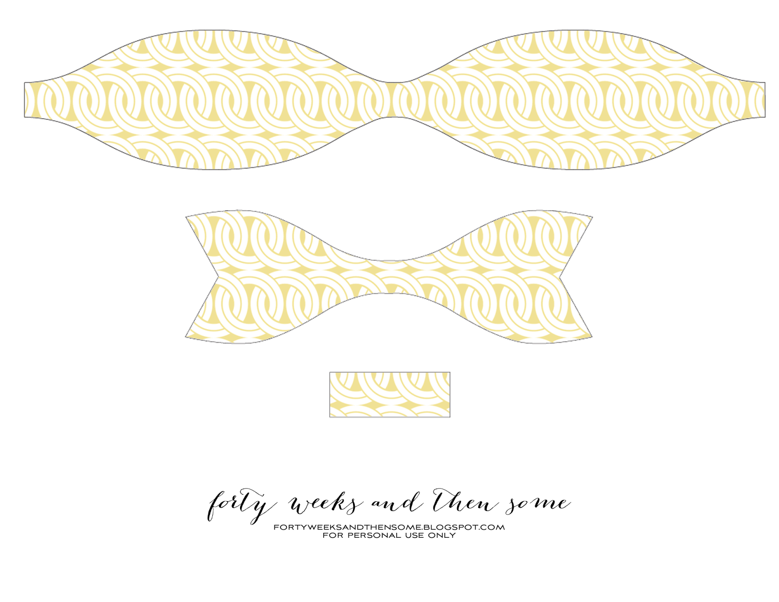 Forty Weeks: Crafts/DIY: Paper Bows