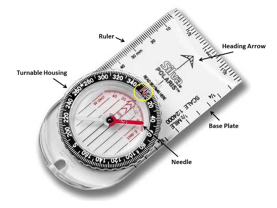 Field Methods - 2013: Field Activity #6: Navigation with a Map and Compass