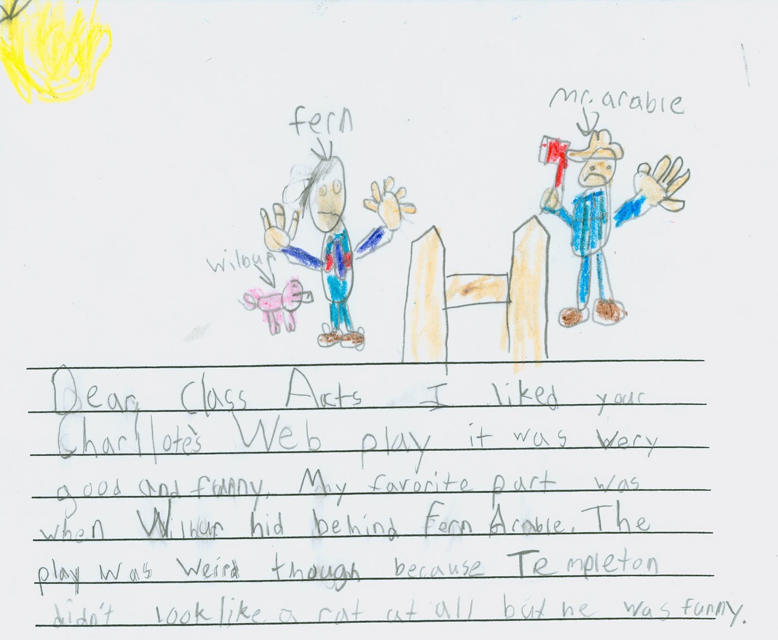 Sangamon Auditorium, UIS: Class Acts Notes from Students