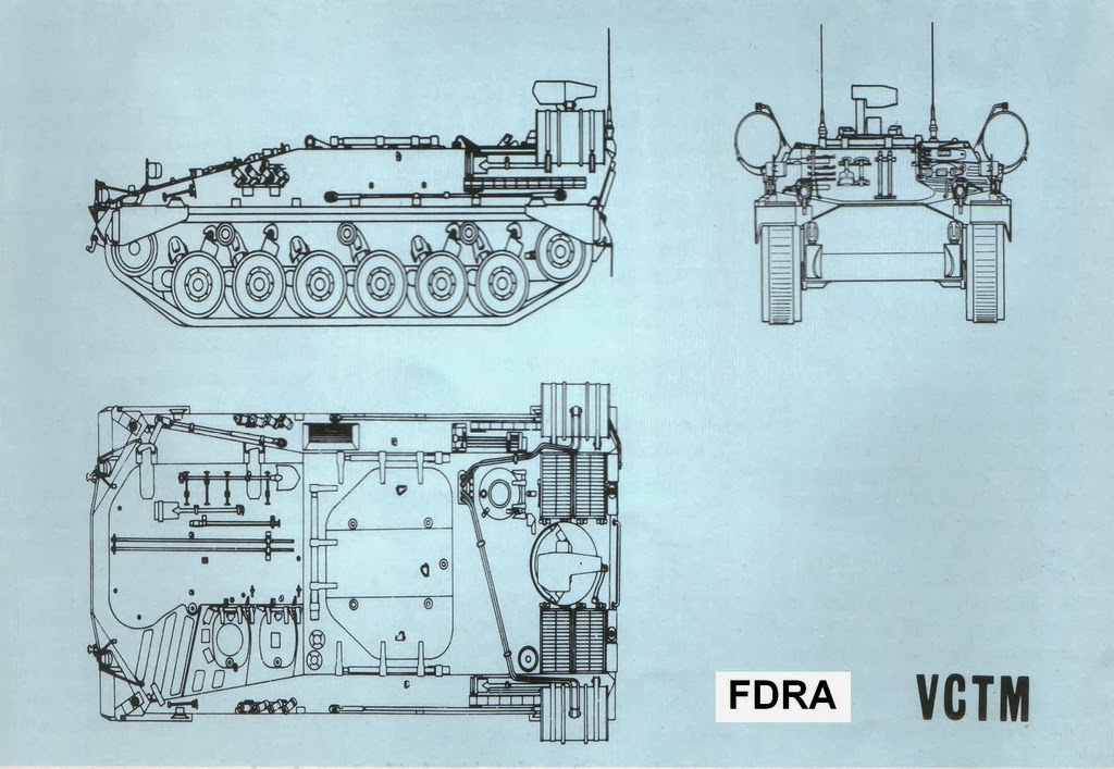 FDRA - Fuerza Terrestre: EA: Planos de las versiones del TAM en servicio